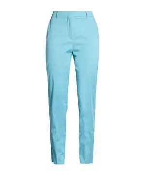 Max Mara Solid Color Slim-fit Pants - Blue