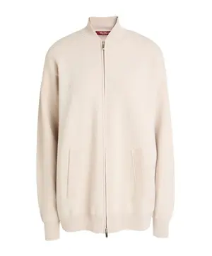 Max Mara Stand-collar Knit Zip-up Jacket