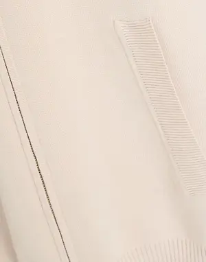 Max Mara Stand-collar Knit Zip-up Jacket