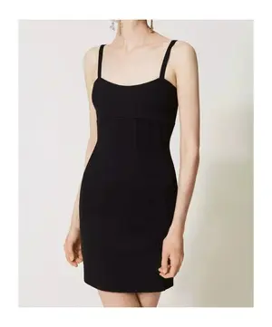 TWINSET Spaghetti Strap Mini Dress