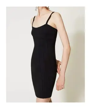 TWINSET Spaghetti Strap Mini Dress