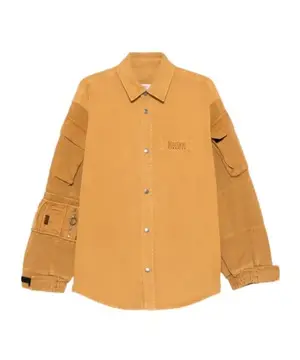 Martine Rose Utility Sleeve Shirt - Yellow