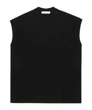 Helmut Lang Split Wool Vest - Black