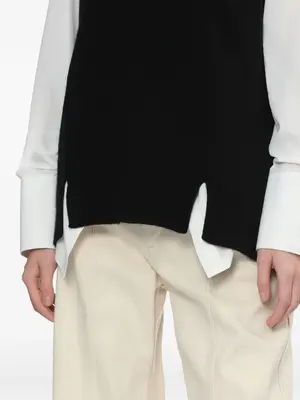 Helmut Lang Split Wool Vest