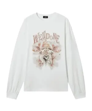 We11Done Long-sleeve Graphic T-shirt - White