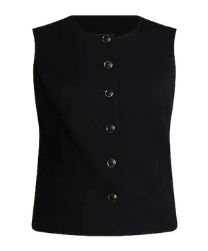 Rag & Bone Solid Sleeveless T-shirt - Black