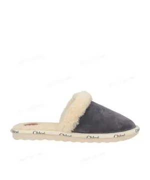 Chloé Two-tone Leather Mules