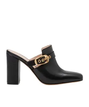 TWINSET Buckle Leather Mules