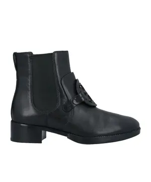 Tory Burch Solid Color Round-toe Upper - Black