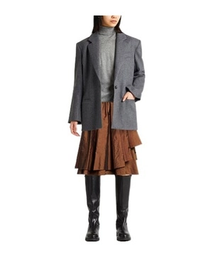 Tory Burch Flared Taffeta Skirt
