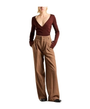 Max Mara Solid Color Long-sleeve Jumpsuit