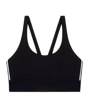 SPORTY  RICH Bold Health Sports Bra - Black