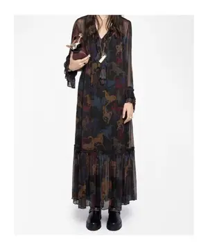Zadig&Voltaire Ralicel Printed Maxi Dress