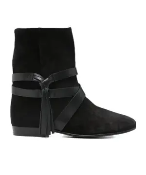 Isabel Marant Étoile Rejen Tassel Ankle Boots - Black