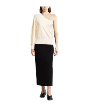 Max Mara One-shoulder Knit Top - White