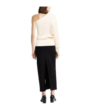Max Mara One-shoulder Knit Top - White