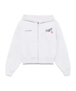 SPORTY  RICH Sporty & Rich Dodgers Zip Hoodie - No