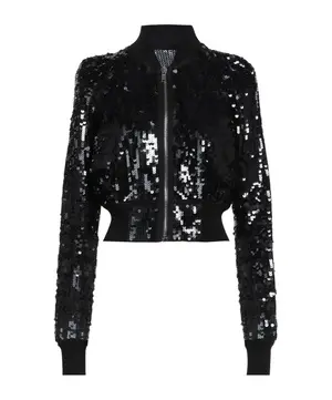 Rick Owens Mesh Embroidered Baseball Jacket