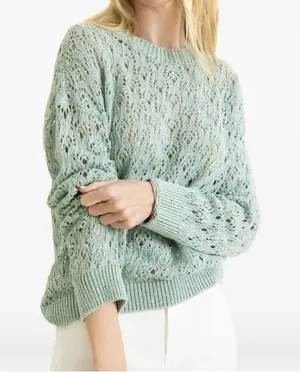 Eleventy Long Sleeve Crew Neck Sweater