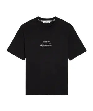 Stone Island Logo-print T-shirt - Black