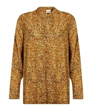 Isabel Marant Étoile Multi-color Long Sleeve Top - Brown