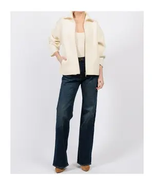Soft Goat Double-zip Cardigan