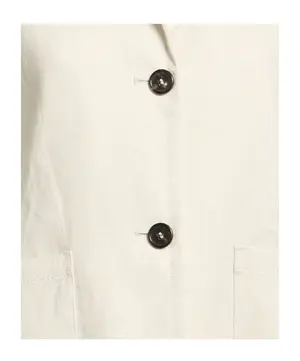 Max Mara Single-breasted Linen Blazer