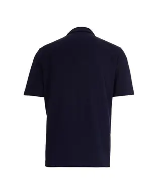 Eleventy Buttoned Short-sleeve Polo Shirt
