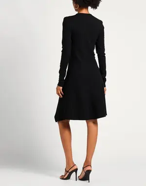 Isabel Marant Étoile Gathered Crewneck Long Sleeve Stretch Midi Dress