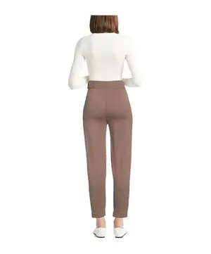 Max Mara Solid Color Knitted Tapered Pants