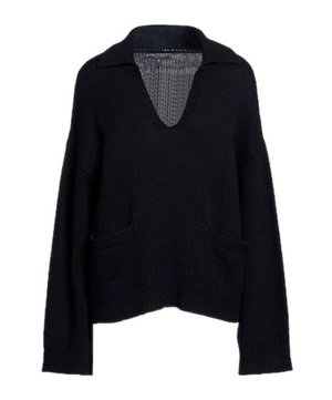 Rag & Bone Minimal Wool Knit Sweater - Black