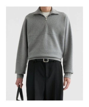 JIL SANDER Cotton Terry High-neck Sweatshirt