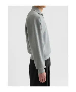 JIL SANDER Cotton Terry High-neck Sweatshirt