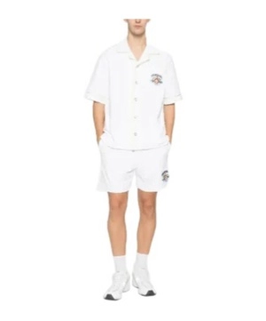 Casablanca Labeled Terry Cloth Shirt - White
