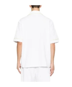 Casablanca Labeled Terry Cloth Shirt - White