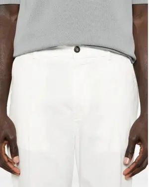 Eleventy Elastic Waist Chino Trousers