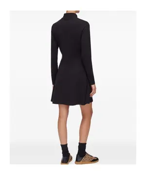 Liu Jo Half-zip Chain Detail Knit Dress