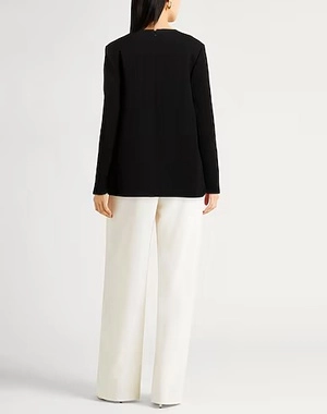 Tory Burch Solid Color Long-sleeve Top