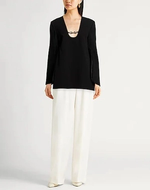 Tory Burch Solid Color Long-sleeve Top