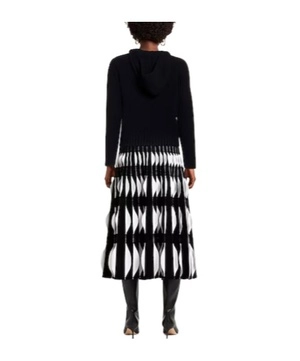 Max Mara Plain Color Knit Hoodie