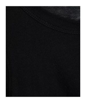 Rick Owens Solid Color Long-sleeve Cropped Knit Top