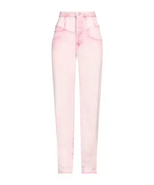 Isabel Marant Étoile Solid Color Denim Trousers - Pink
