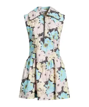 GANNI Floral Print Versatile Dress - Multicolor