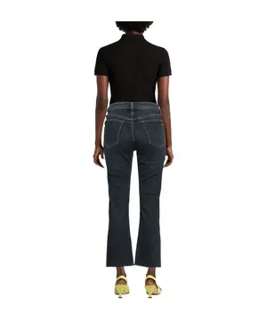 Rag & Bone Straight Leg Jeans With Frayed Cuffs