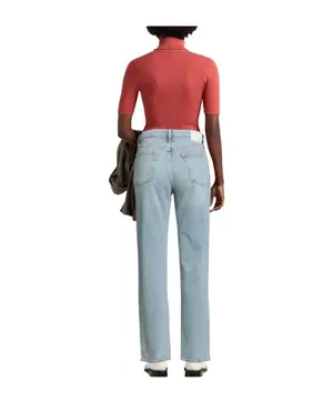 Rag & Bone High-waisted Straight-leg Jeans
