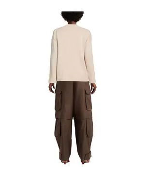 Max Mara Mock Neck Knit Sweater