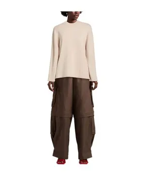 Max Mara Mock Neck Knit Sweater