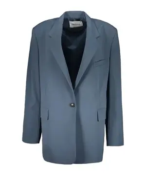LOW CLASSIC Single-breasted Blazer - Blue