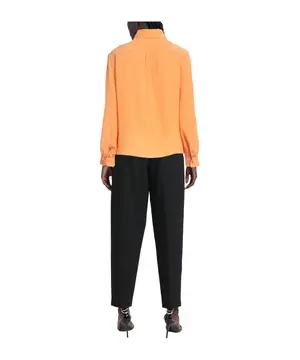 Max Mara Satin-finish Collared Shirt