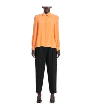 Max Mara Satin-finish Collared Shirt